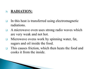 Cooking preservation, types of cooking and methods of cooking | PPTX