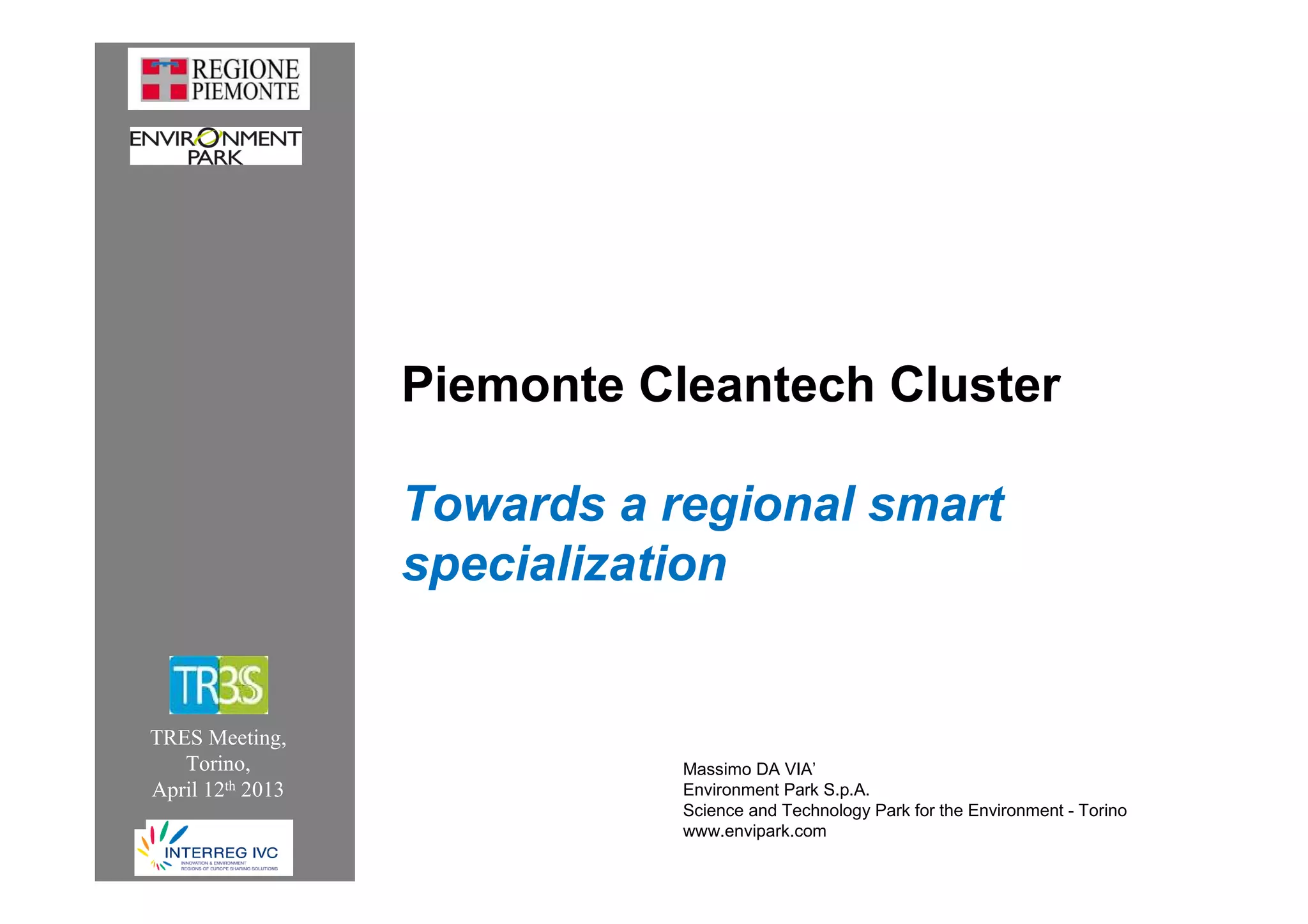 Piemonte Cleantech Cluster | PPT