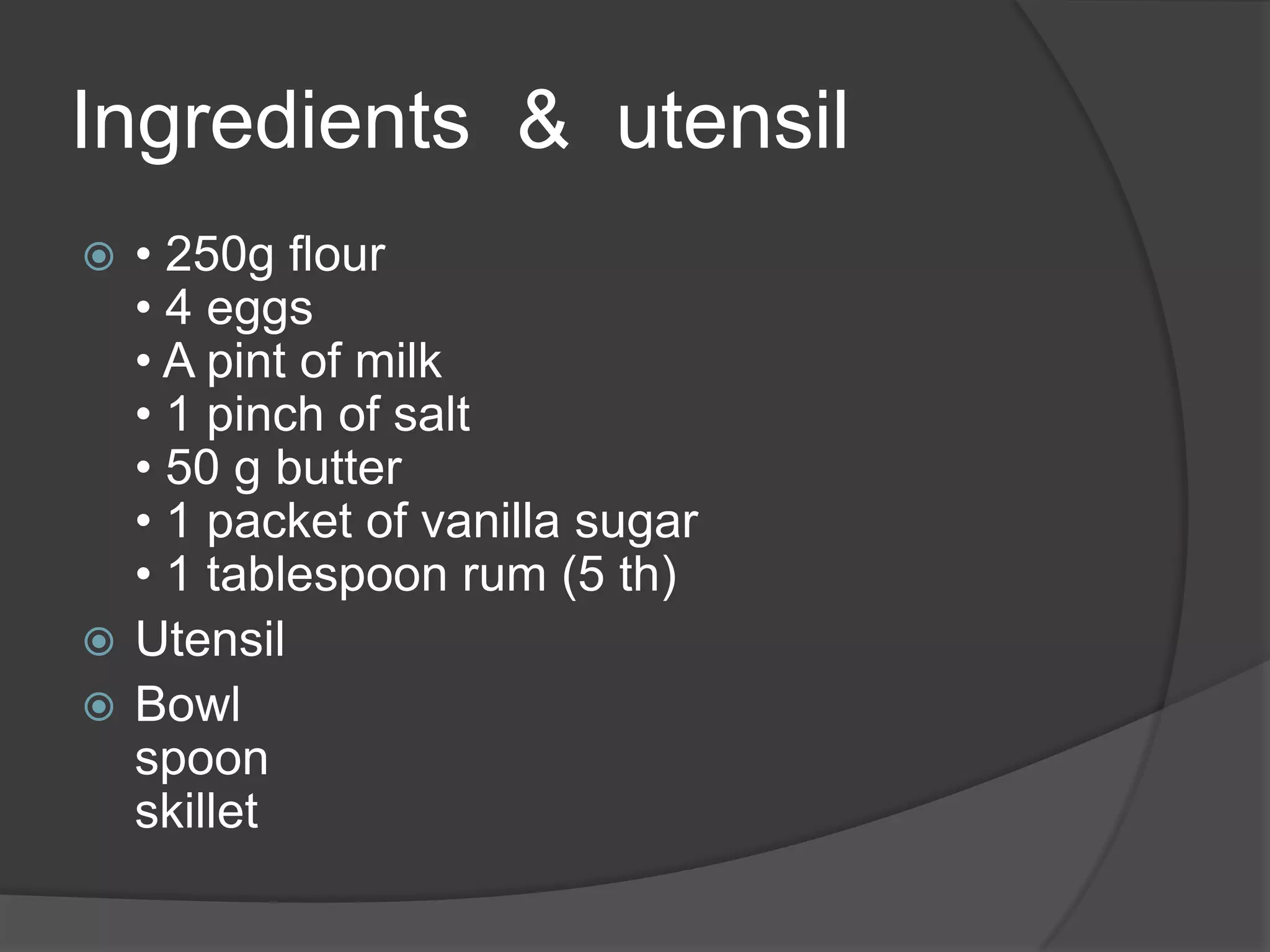 Cooking show | PPT