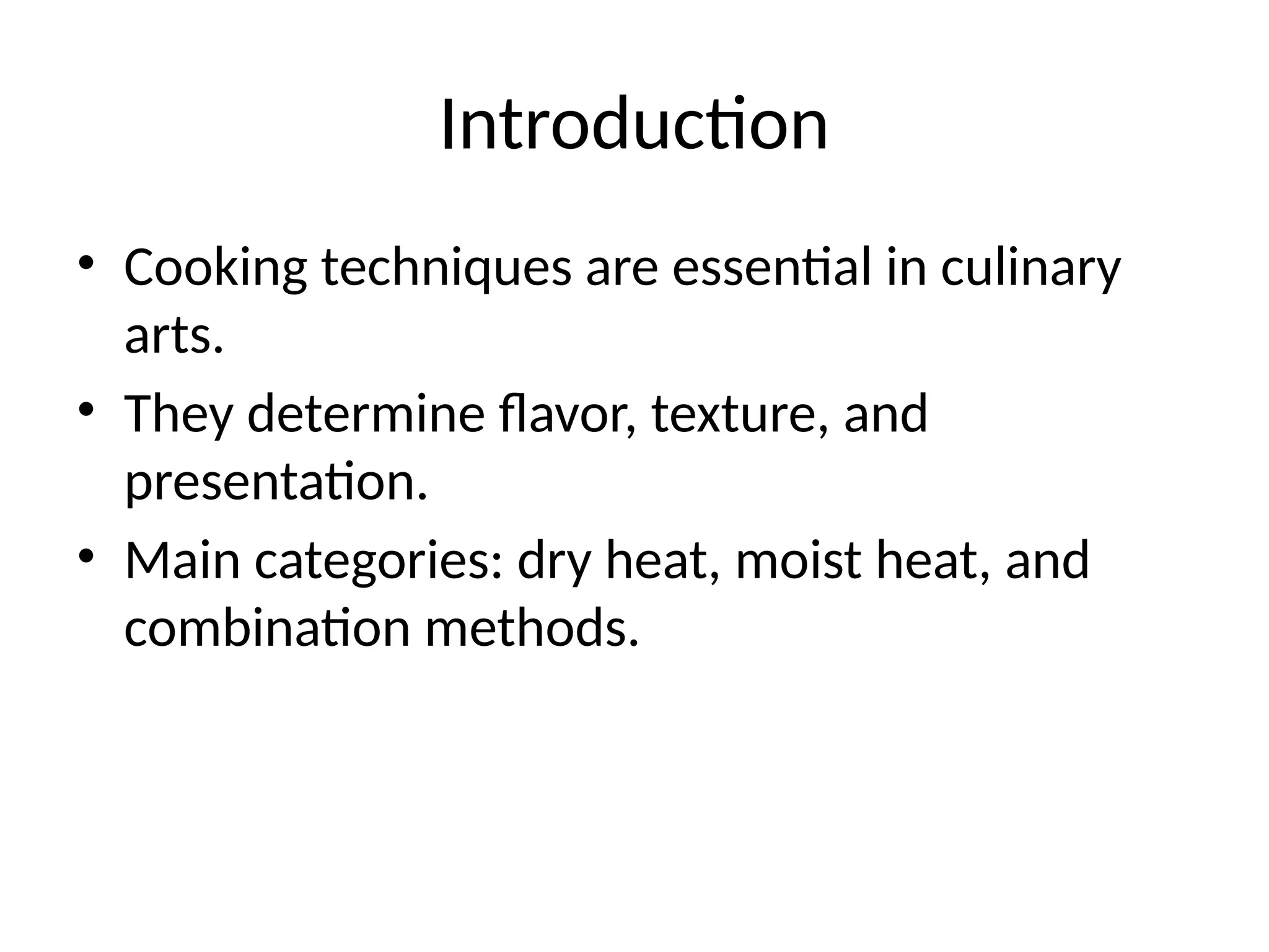 Introduction about Cooking_Techniques Arts | PPTX