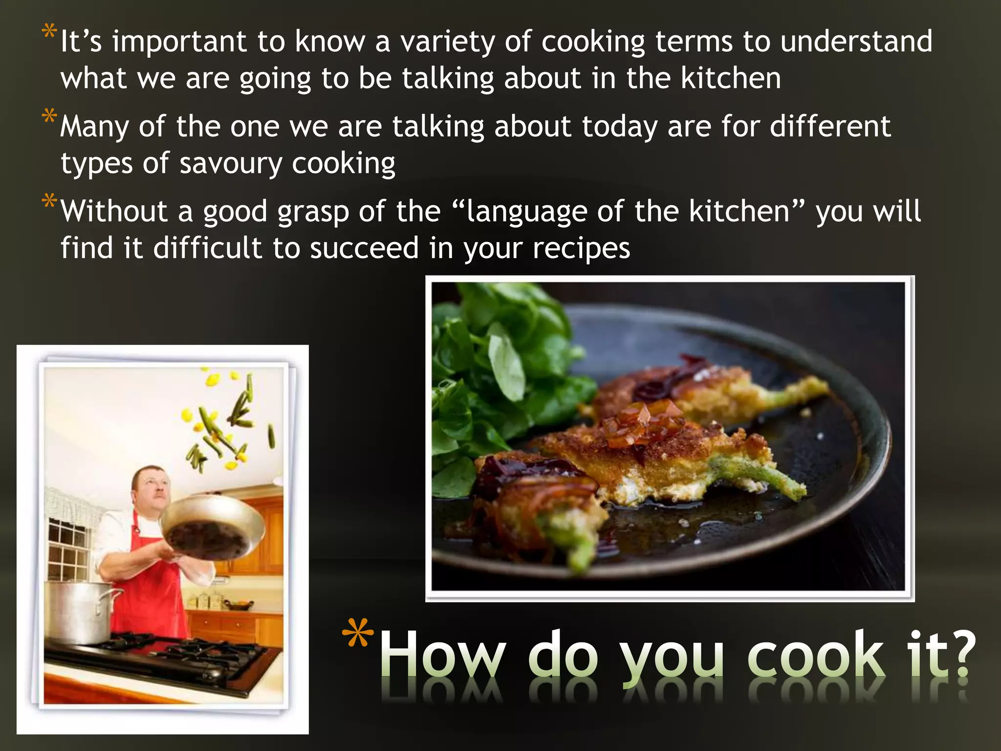 Cooking Terms | PPTX
