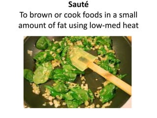 Cooking terms with pictures | PPTX