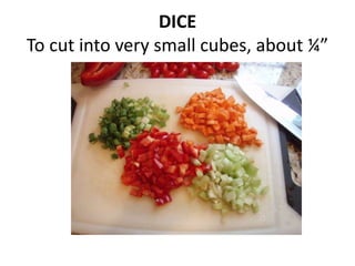 Cooking terms with pictures | PPTX