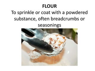 Cooking terms with pictures | PPTX