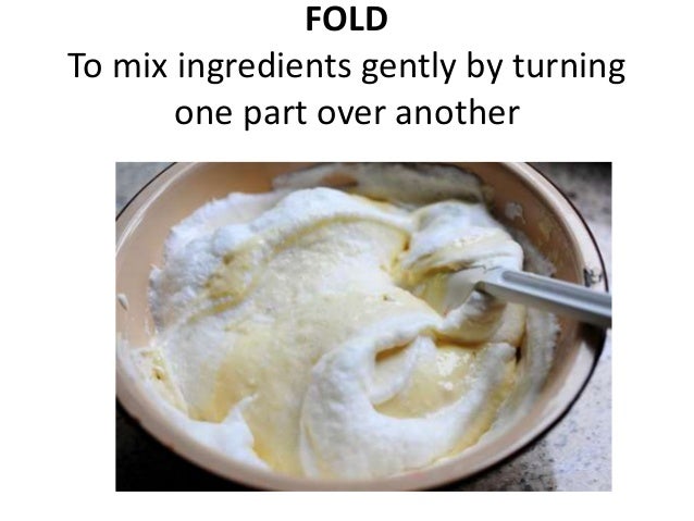 Cooking terms with pictures