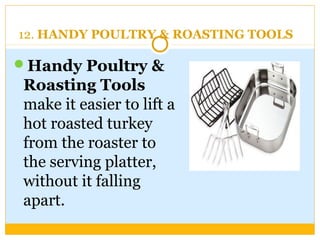 Handy Poultry And Roasting Tools