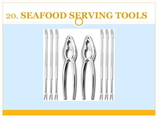 Seafood Serving Tools Drawing