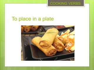 Cooking verbs | PPTX