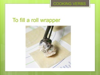 Cooking verbs | PPTX