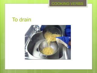 Cooking verbs | PPTX