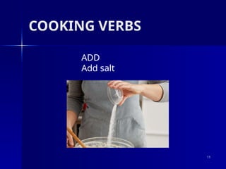 Cooking verbs typically used in English kitchenss | PPT