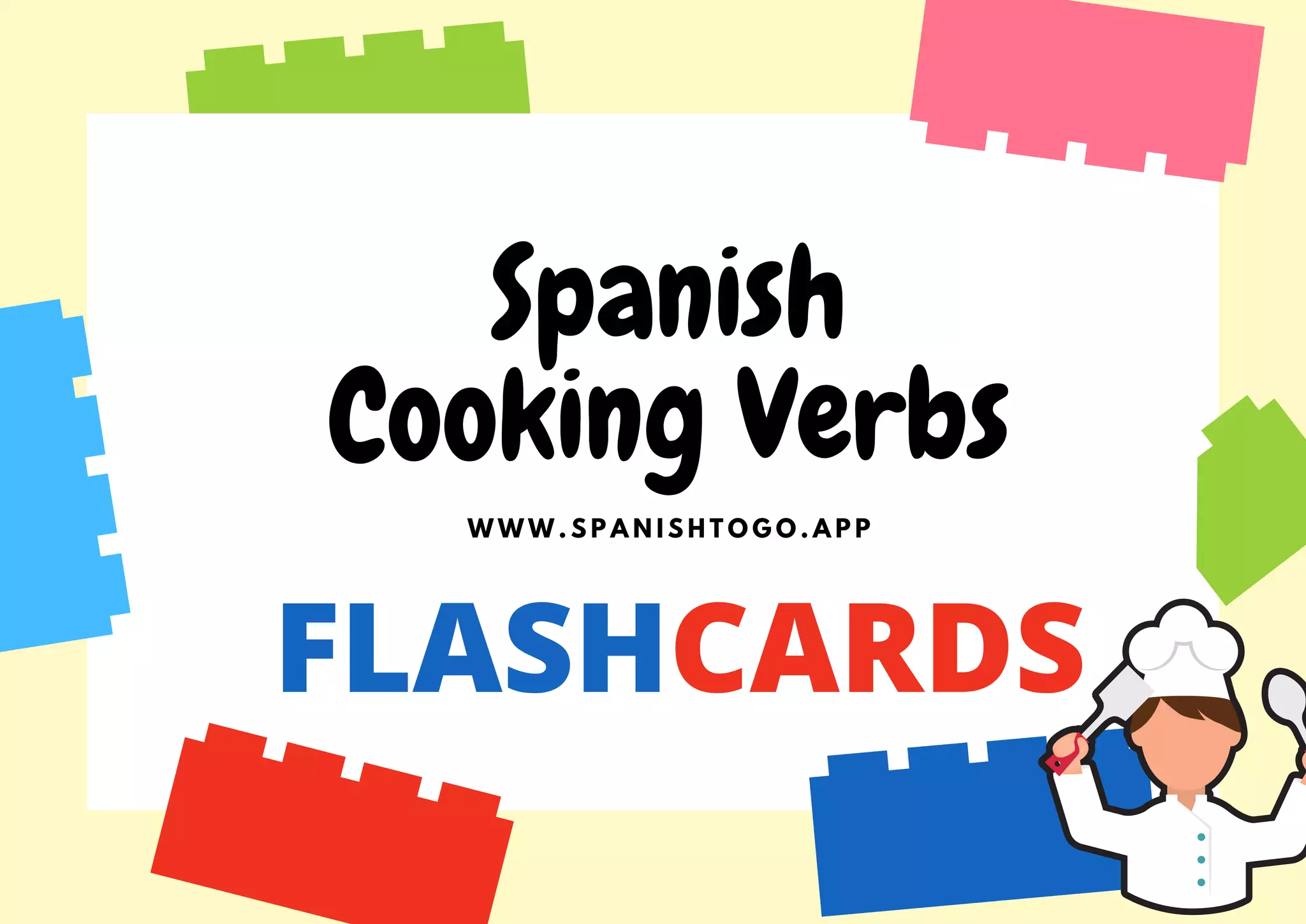 Cooking Verbs - Spanish Vocabulary - Flashcards.pdf