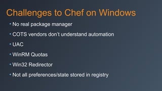 Cooking with Chef on Windows | PPT