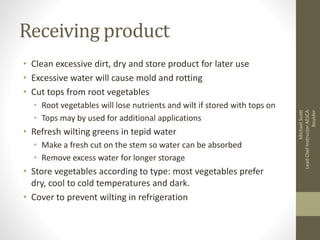 Cooking with farm grown product | PPT