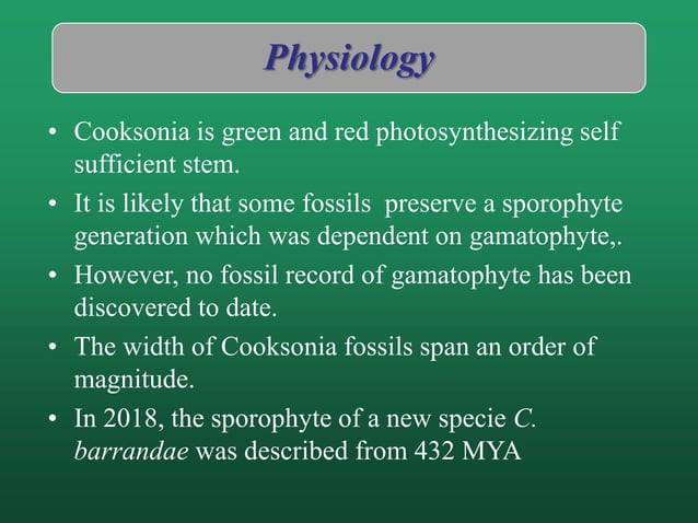 Cooksonia | PPTX