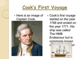 Cook’s voyages | PPTX