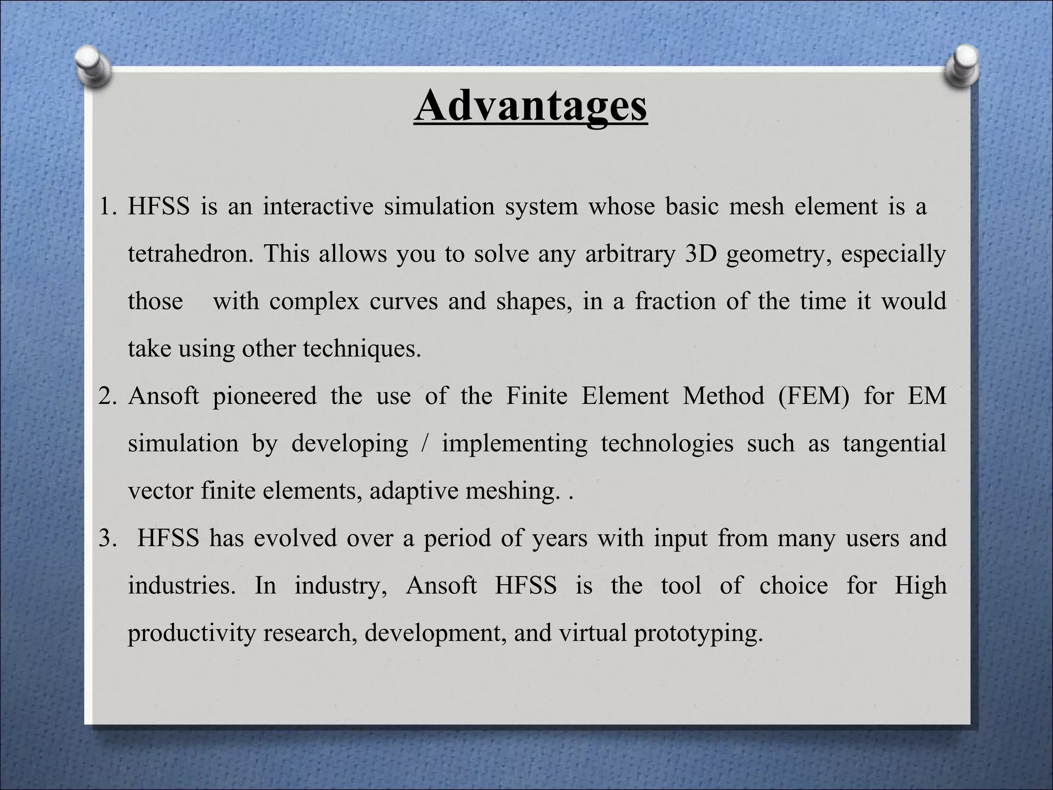 HFSS MICROSTRIP PATCH ANTENNA- ANALYSIS AND DESIGN | PPT