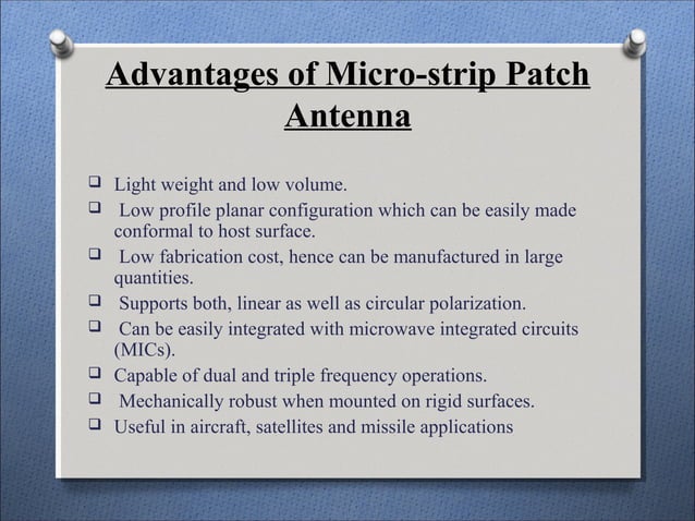 HFSS MICROSTRIP PATCH ANTENNA- ANALYSIS AND DESIGN | PPT | Physics | Science