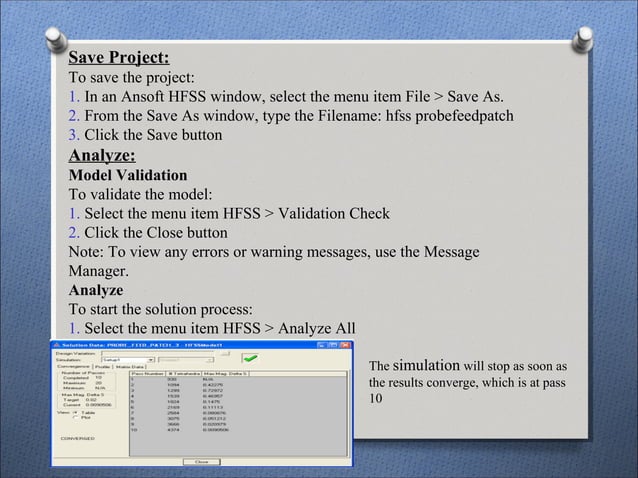 HFSS MICROSTRIP PATCH ANTENNA- ANALYSIS AND DESIGN | PPT | Physics | Science