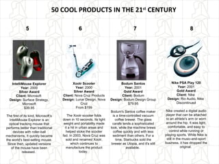 Cool Products In 21st Century | PPT