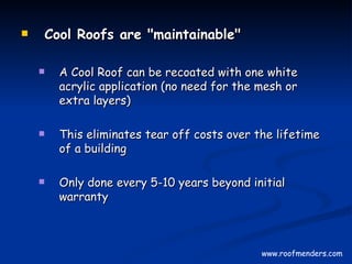 Cool Roofs Presentation | PPT