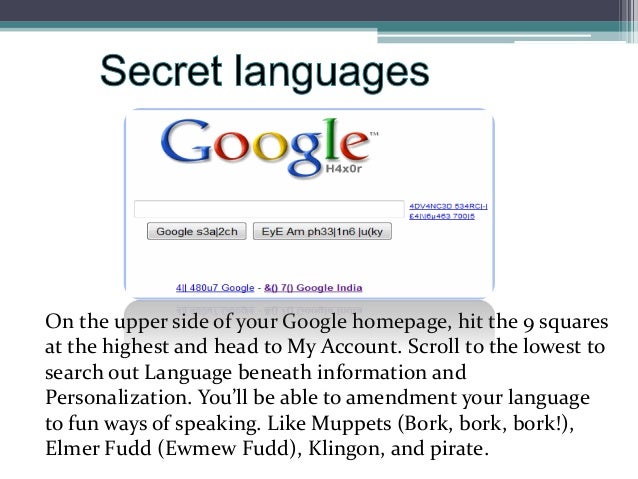 Cool and Funny tricks on google You’ll Want to Try Immediately | PPT