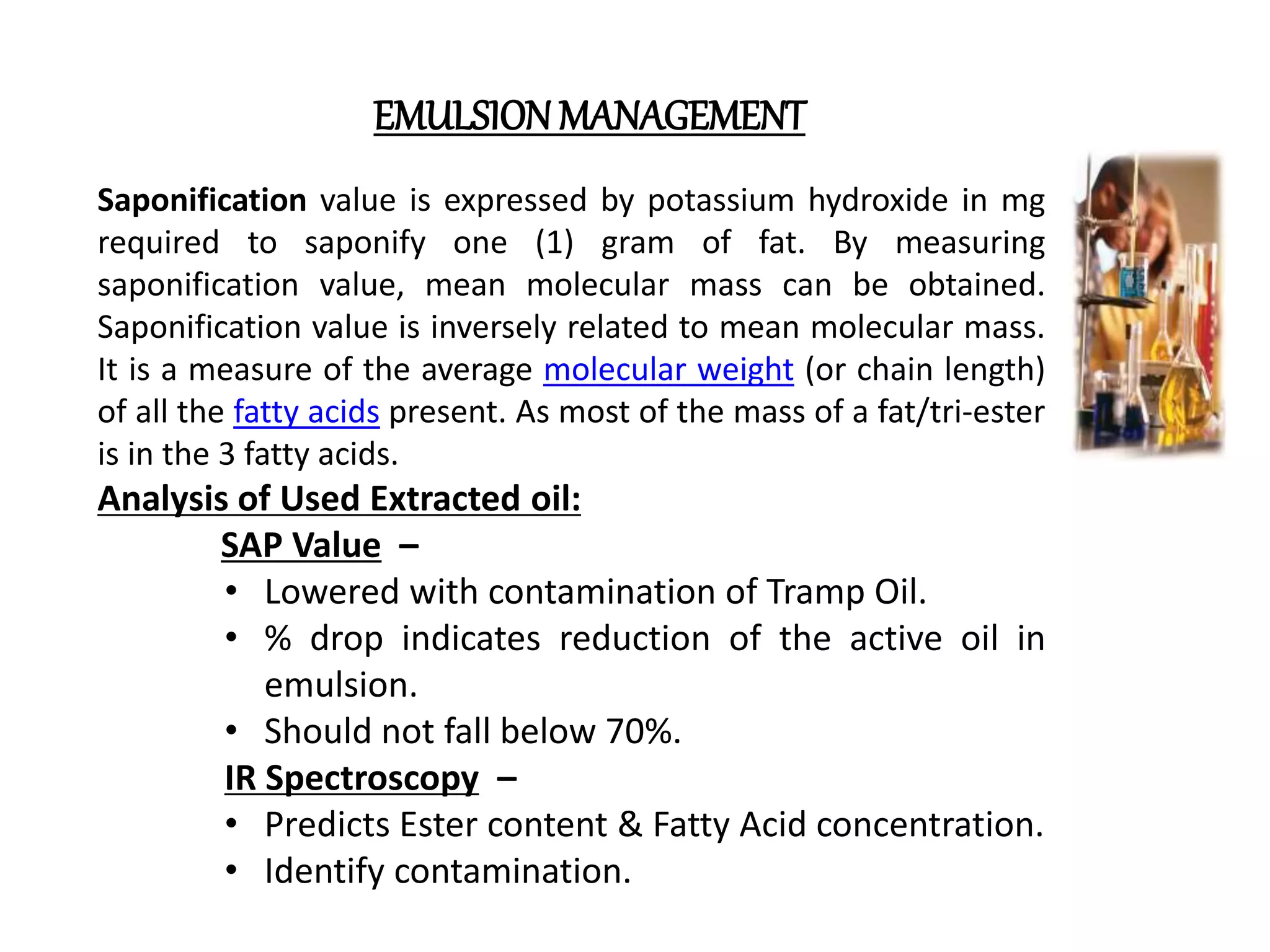 ROLLING OIL EMULSION MANAGEMENT | PPTX