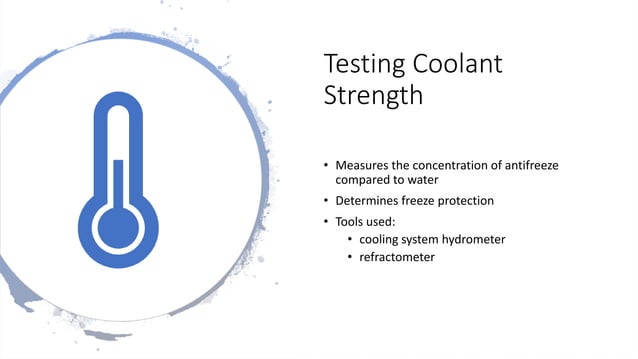 Coolant service | PPTX | Chemistry | Science