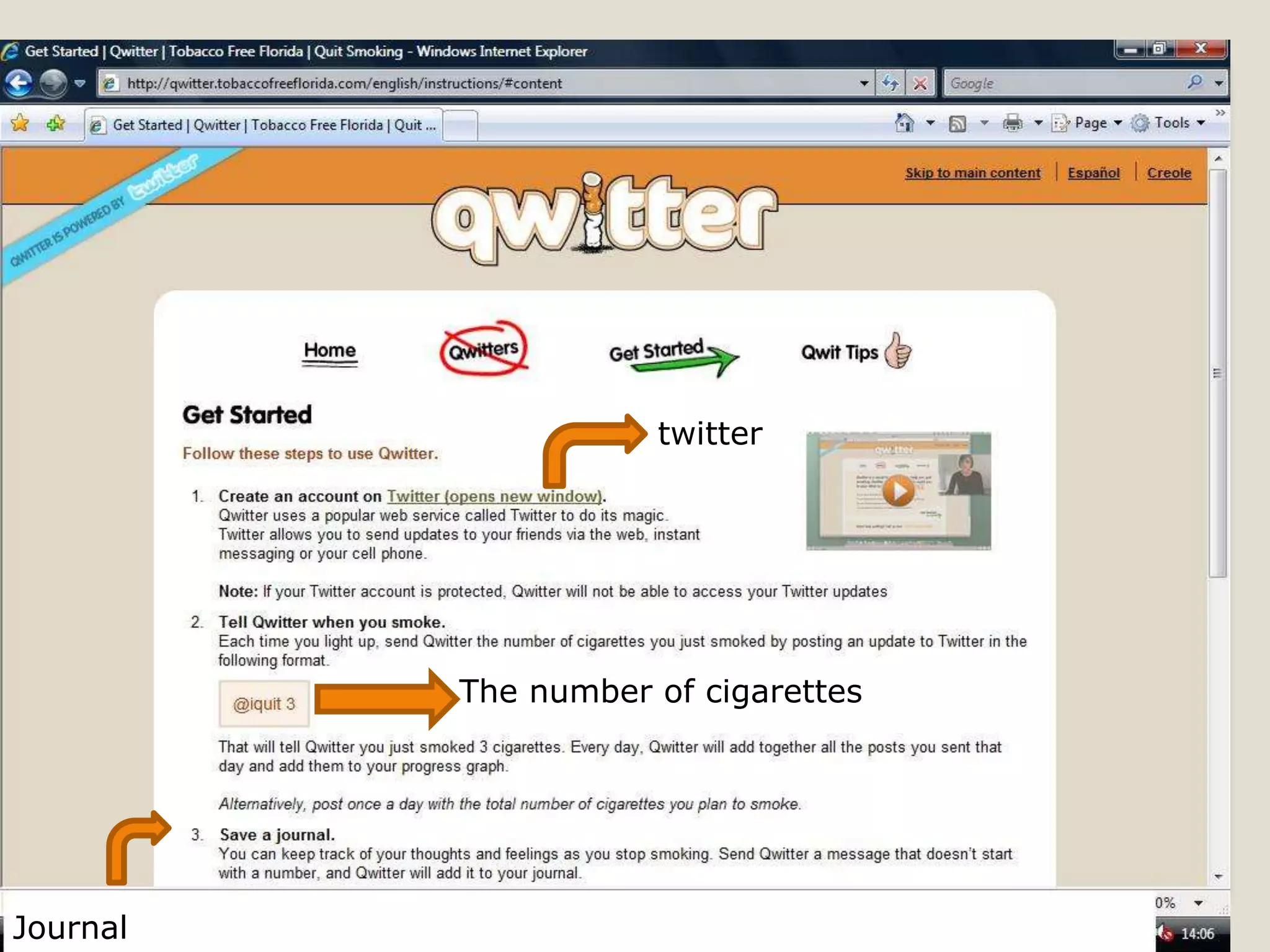 Cool App Example Qwitter | PPT