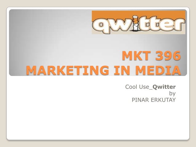Cool App Example Qwitter | PPTX