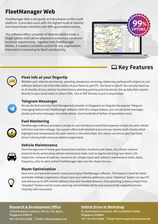 FleetManager system brochure | PDF