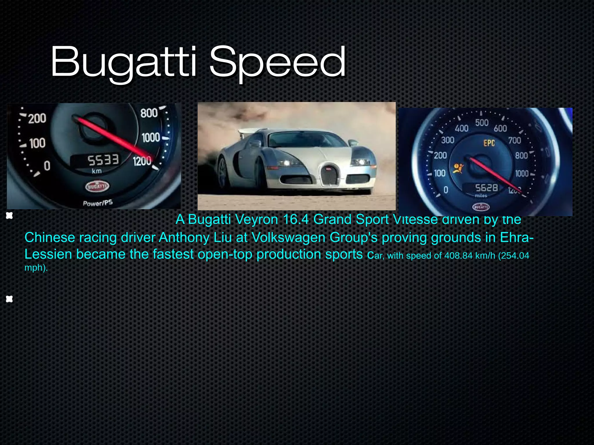 Bugatti Facts | PPT