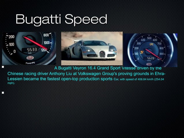 Bugatti Facts | PPT
