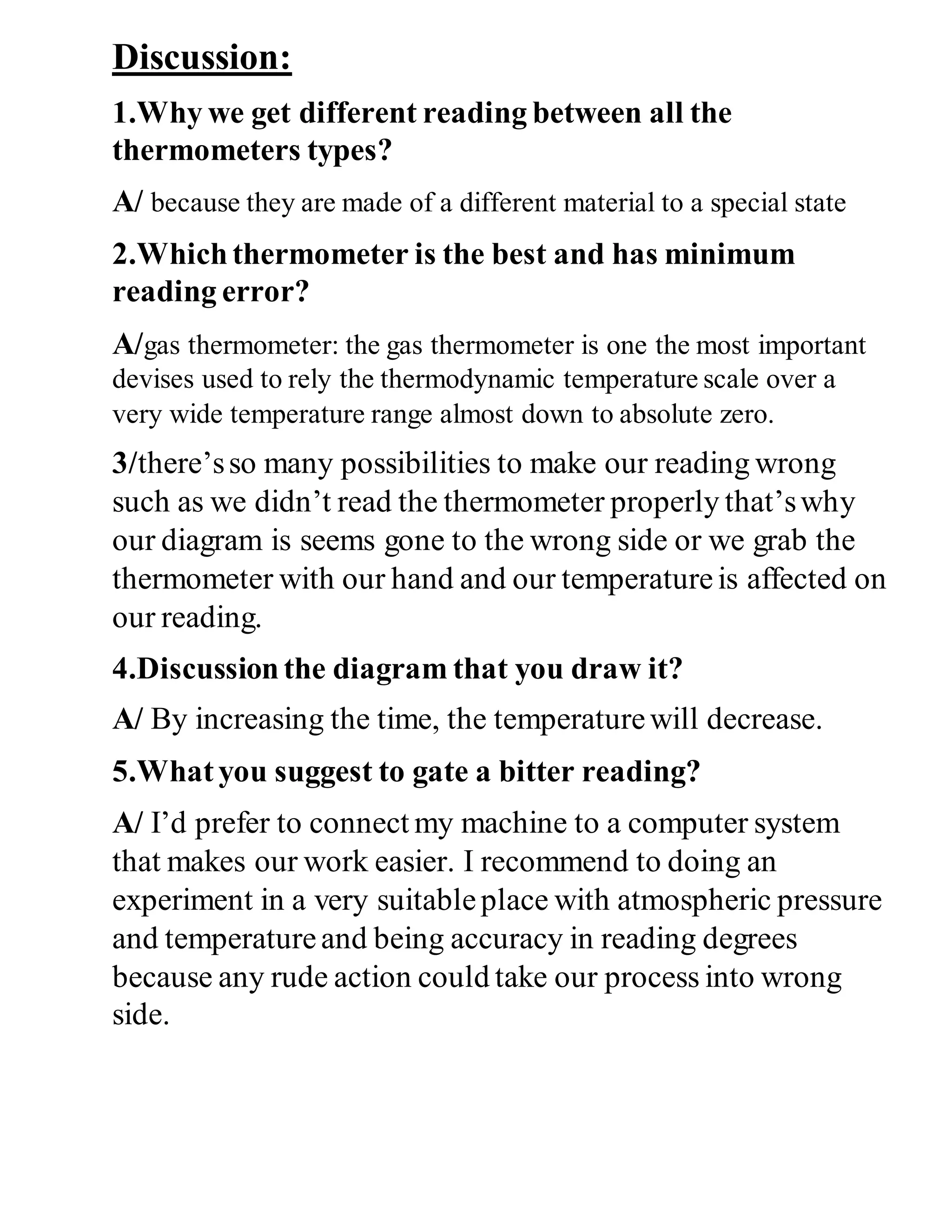 Temperature measurements and Calibration by cooling | DOCX