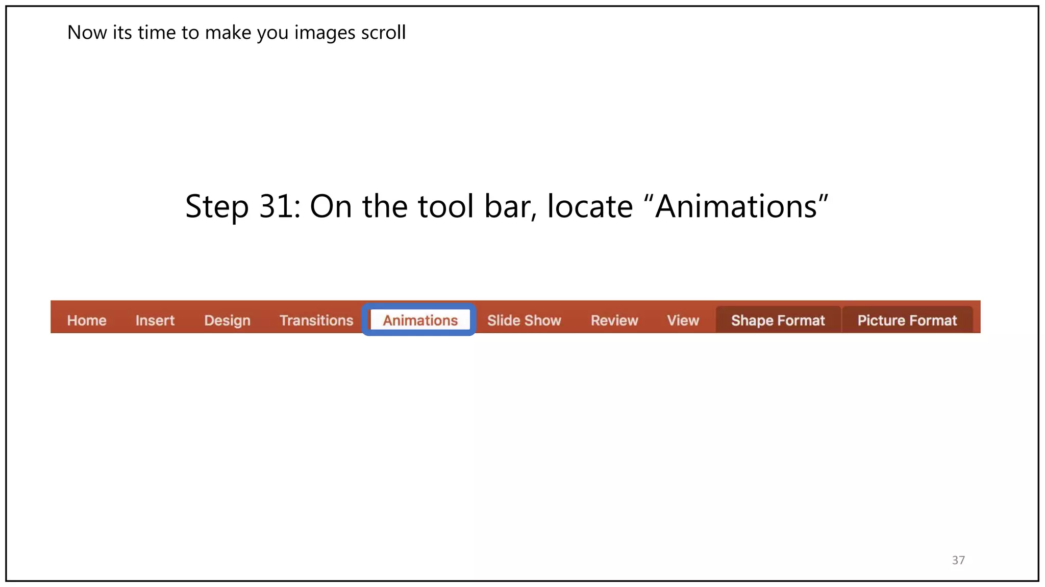 Image Scrolling Tutorial in PowerPoint | PPTX