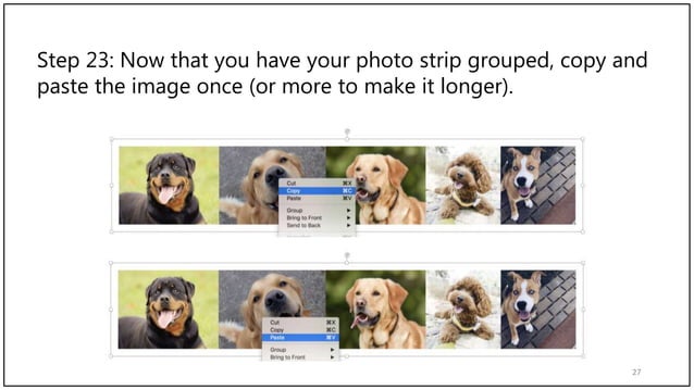 Image Scrolling Tutorial in PowerPoint | PPTX | Photo Editing Software | Computer Software and ...