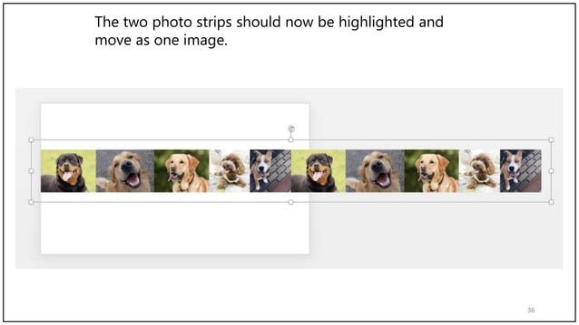 Image Scrolling Tutorial in PowerPoint | PPTX | Photo Editing Software ...