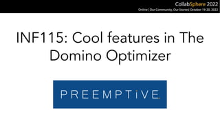 Cool features in The Domino Optimizer - v4.pdf