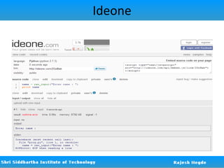CodeIDE - Web Based IDE | PPTX