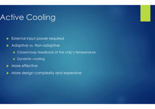 INTEGRATED COOLING CONCEPTS FOR PRINTED CIRCUIT BOARDS | PDF