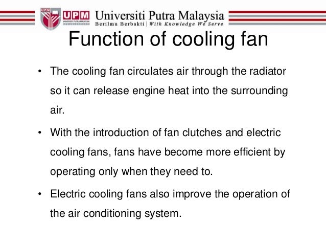 Cooling fan system (presentation)