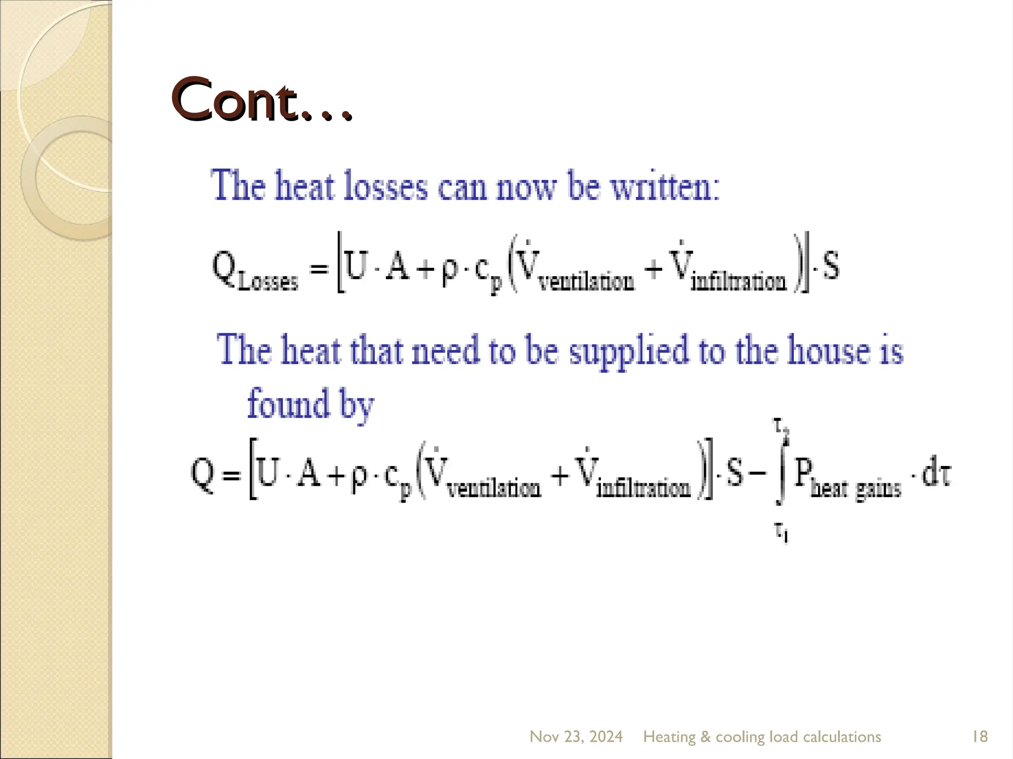 Heating and Cooling Load calculation.ppt