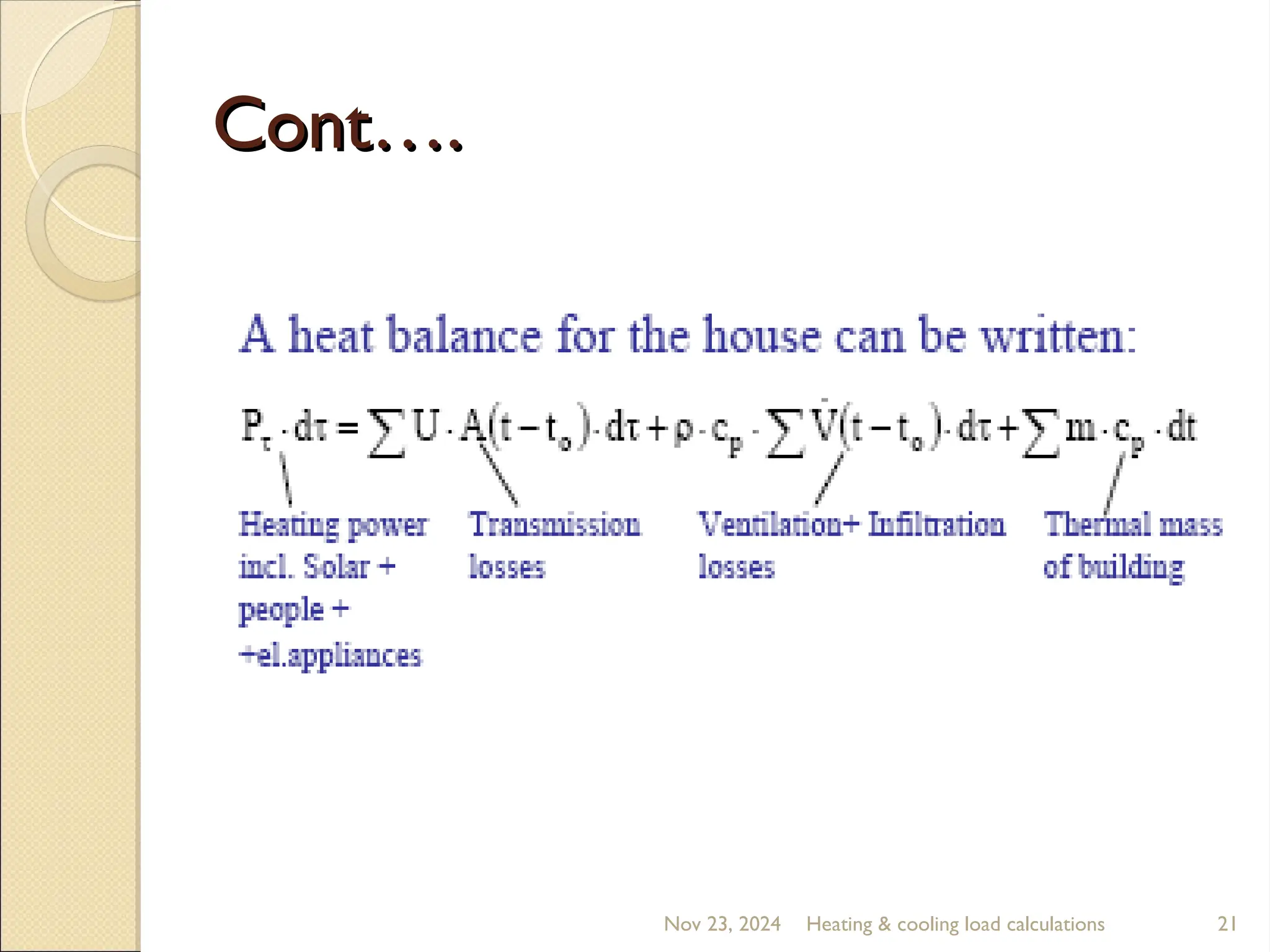 Heating and Cooling Load calculation.ppt