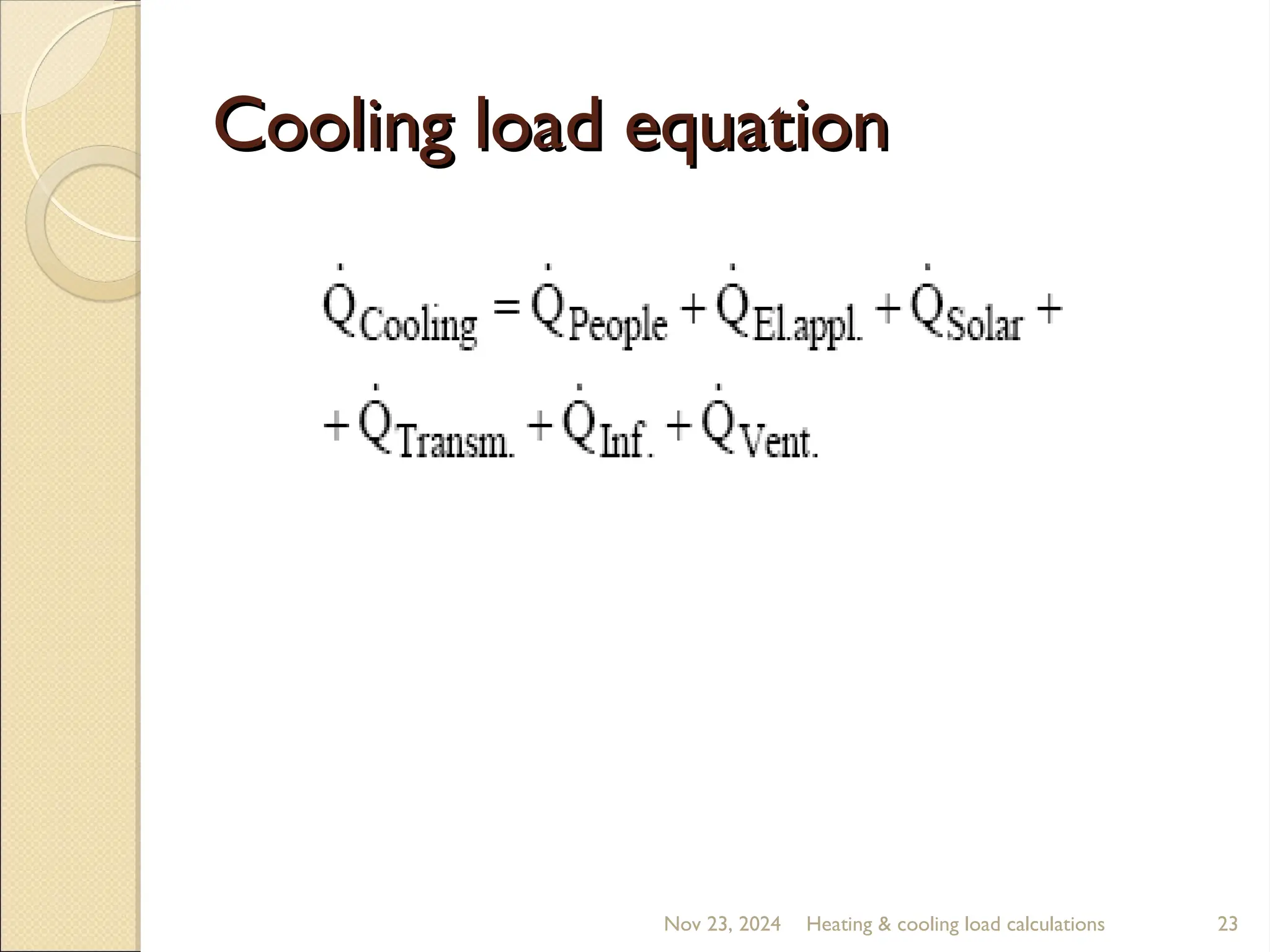 Heating and Cooling Load calculation.ppt