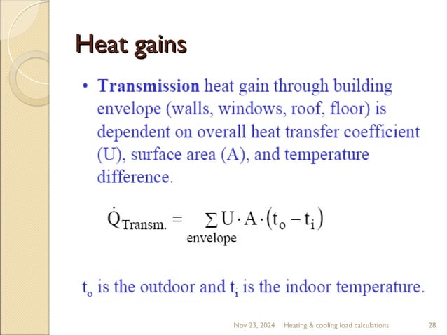 Heating and Cooling Load calculation.ppt