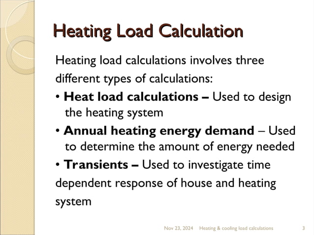 Heating and Cooling Load calculation.ppt