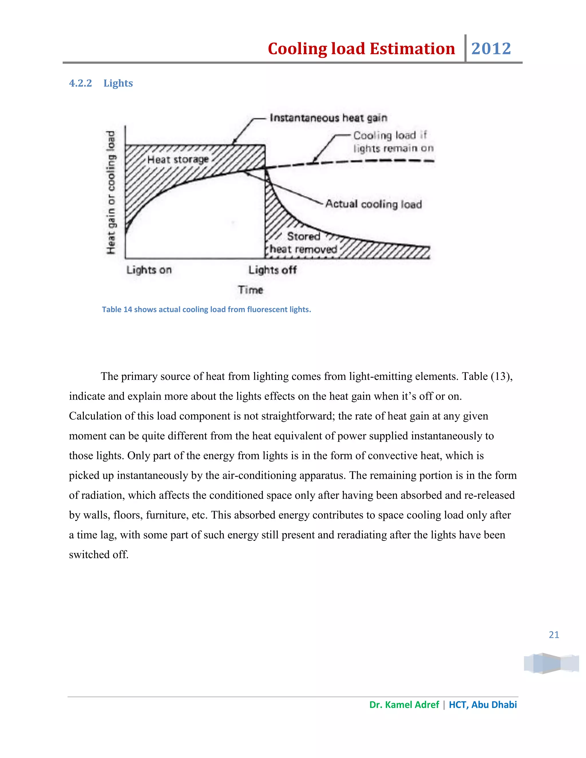 Cooling load calculations | PDF | Weather | Science