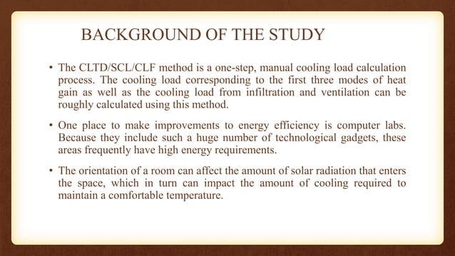 Cooling Load Calculations Pptx
