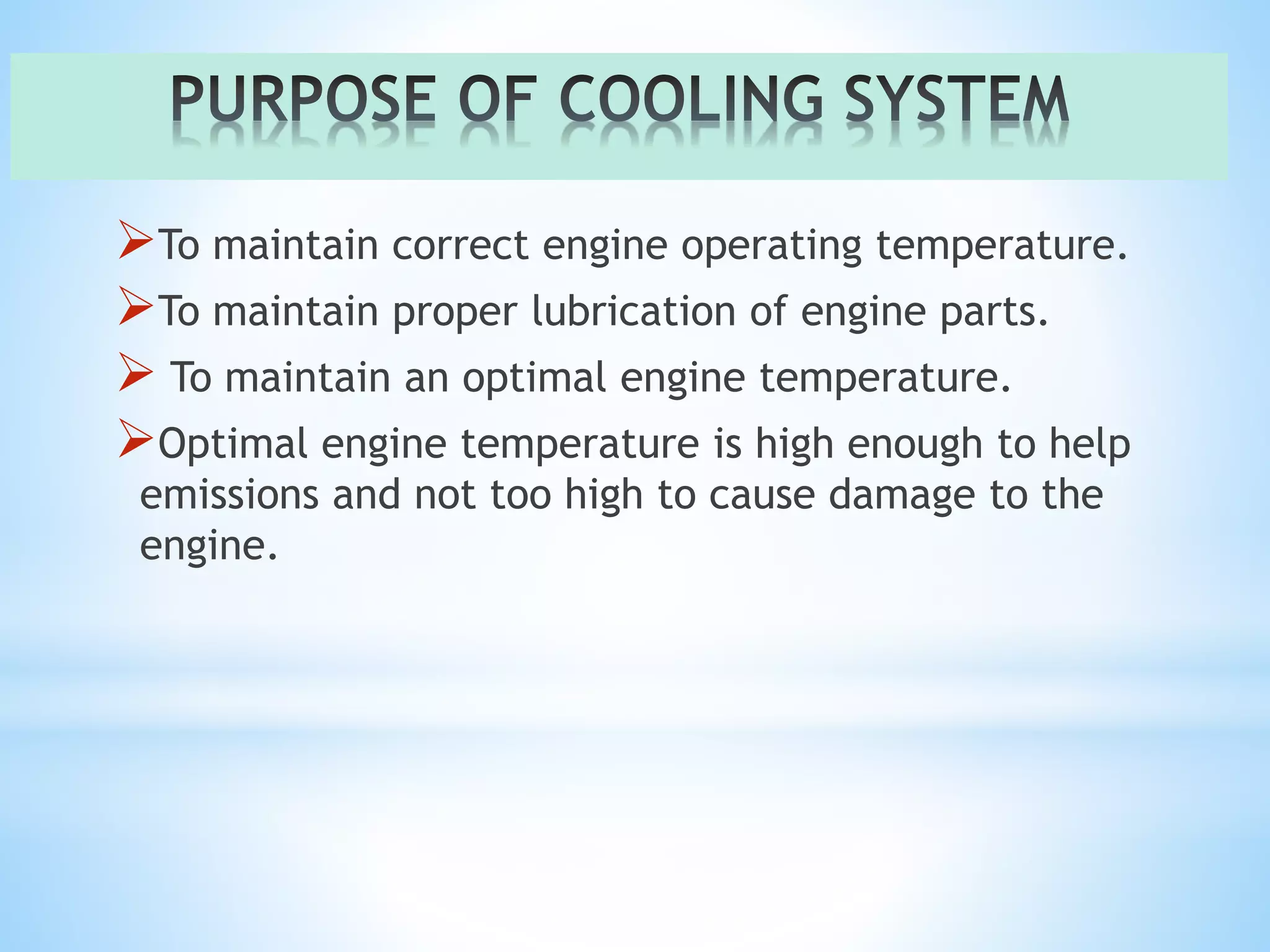 Cooling System of Engine | PPTX