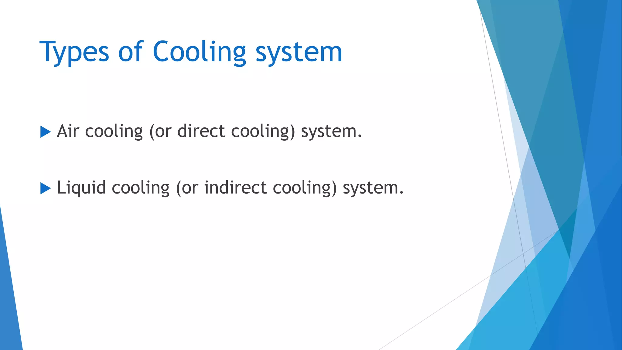 Cooling system | PPTX